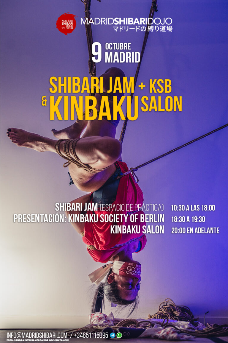 Jam + Presentación Kinbaku Society of Berlin + Kinbaku Salón – Madrid Shibari Dojo