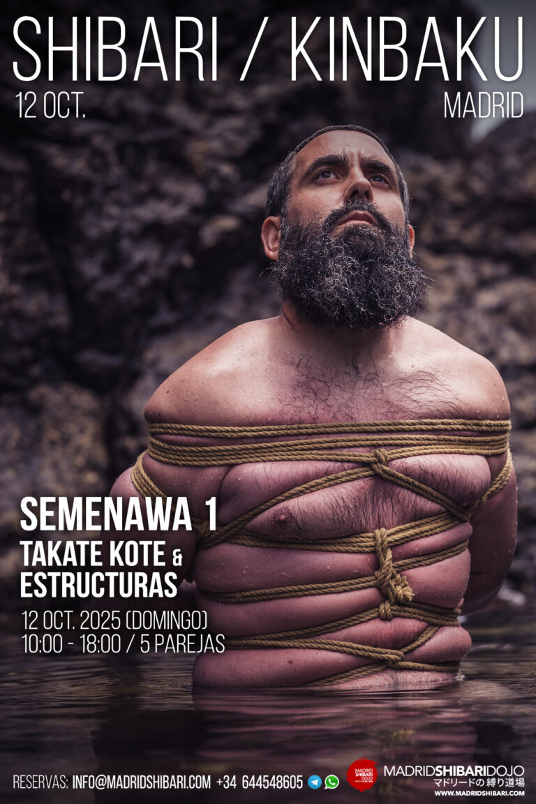 Semenawa 1: Takate kote y estructuras. (Nivel 2) Madrid. – Madrid Shibari Dojo